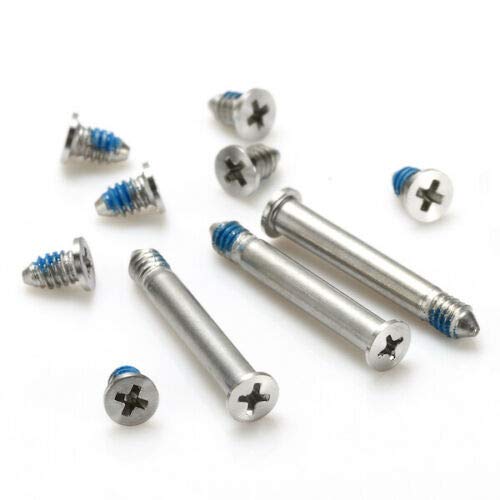 TWYZONE Set of 10pcs Repair Replacement Screws +1pcs 1.5 Phillips Head Screwdriver for Unibody MacBook Pro A1278 A1286 A1297 13" 15" 17" Bottom Case (Not for Retina Display)