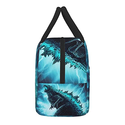 Antperadsne Lunch Bag For Women Turquoise Reusable Insulated Lunch Box Lunch Tote Meal Prep Bag for Picnic Office Work