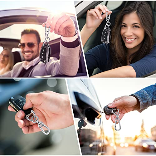 Giantree Horseshoe Buckle Car Keychain, Universal Keychain Zinc Alloy Key Chain 360 Degree Rotatable with Anti-lost D-ring Fit for Men and Women
