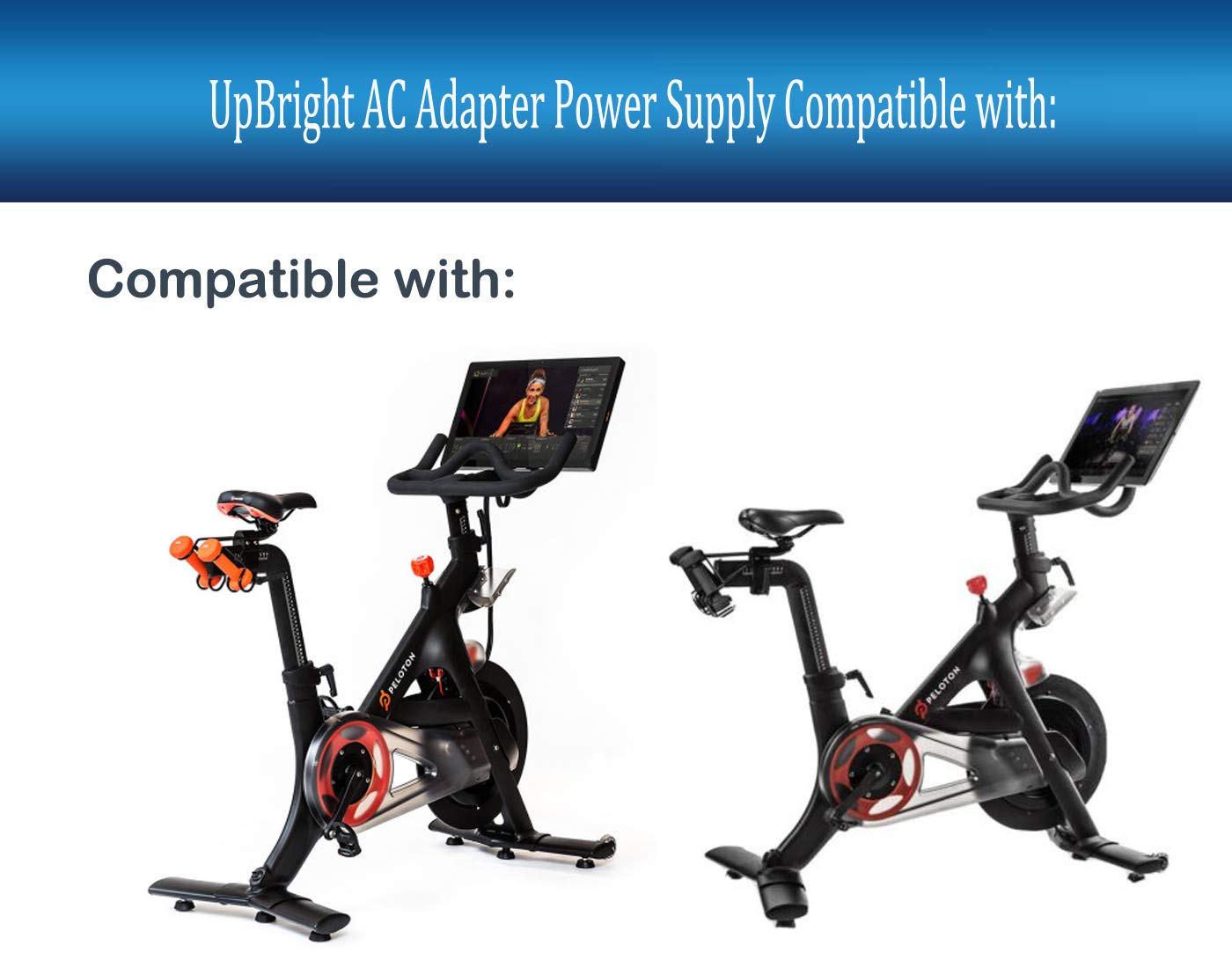 UpBright 12V 4.17A AC/DC Adapter Compatible with Peloton Console PLTN-RB1VO PLTN-RB1V1 PLTN-RB1VQ PL-01 GEN 1st 2nd 3rd Exercise Bike Tech ATS050T-P/A121 P121 GQ48-120500-E1 4.2A 5A Power Supply Cord
