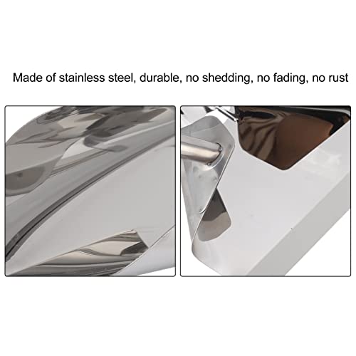 French Fry Scooper Food French Fries Shovel Bagger Popcorn Scoop Rustproof Stainless Steel for Cinemas Buffet