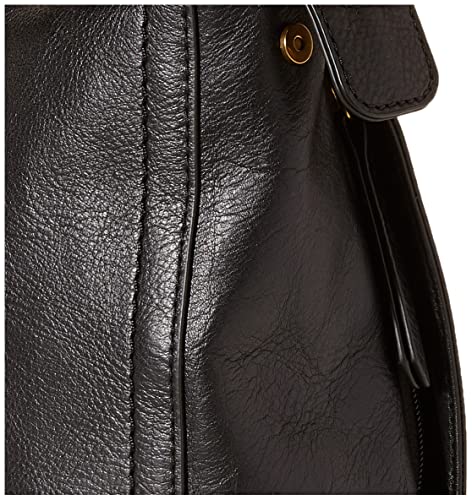 Fossil Women's Parker Eco Leather Convertible Large Backpack Purse Handbag, Black (Model: ZB1515001)