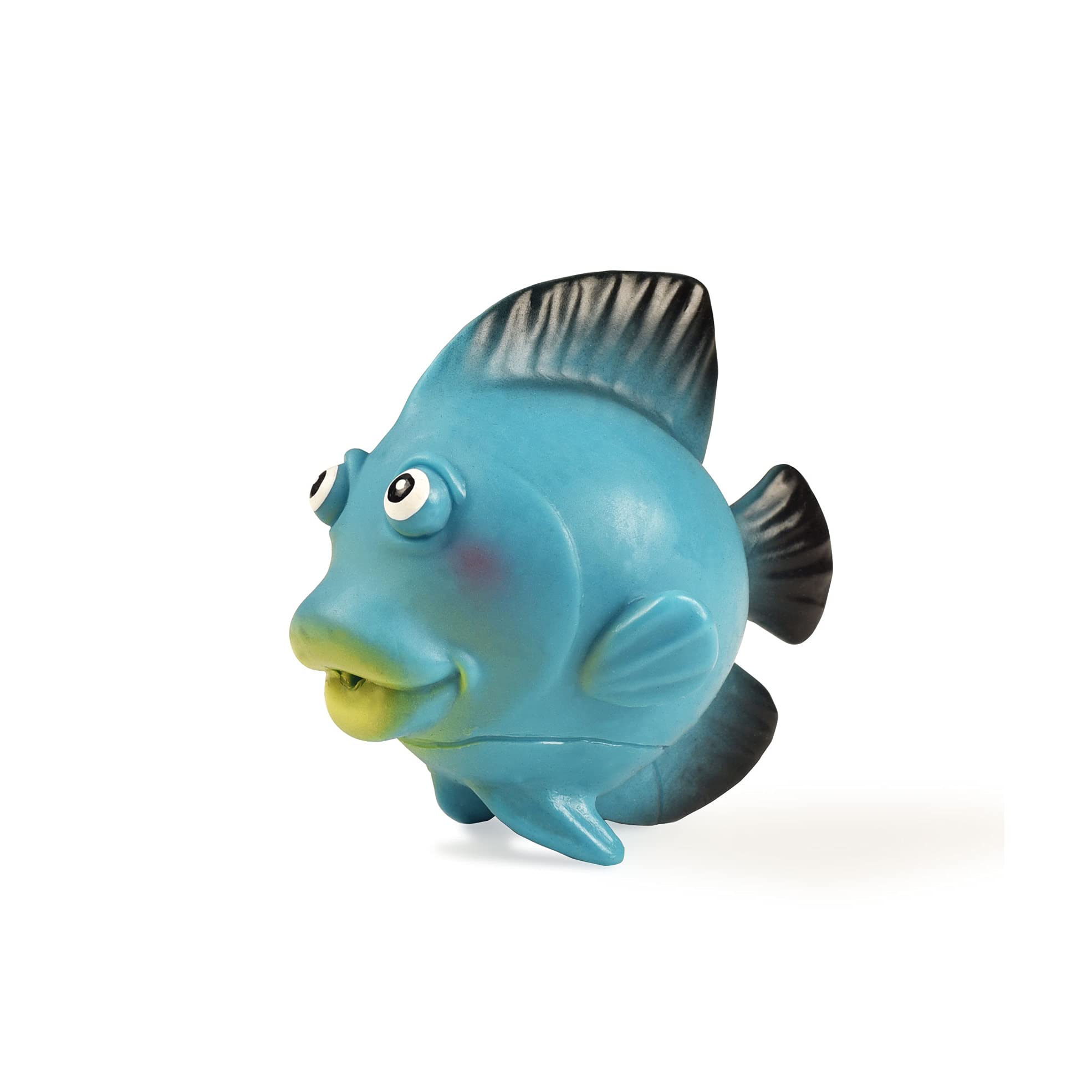 BOHS Rubber Squirting Fish - Cute Floating Cartoon Soft - Baby Bath Play Water Marine Animals Toys - 6 Count