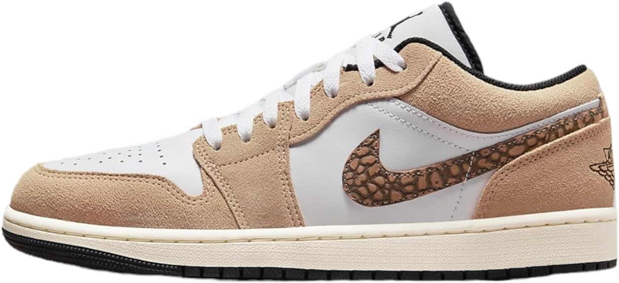 Air Jordan 1 Low Men's Hemp/LT British Tan-White DZ4130-201 10