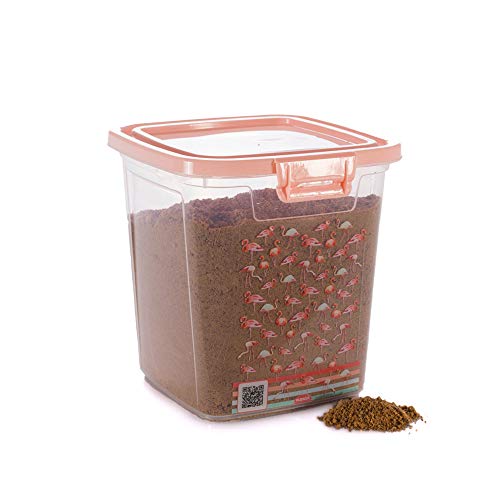 Plasutil 5 Piece Food Storage Container Set with Lock Duo. Lids Attached.