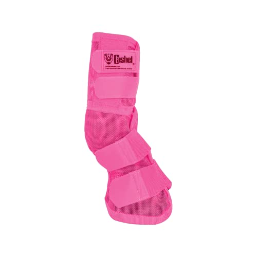 Cashel Crusader Leg Guard Fly Boots, Pink, Horse