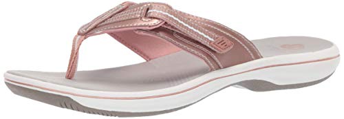 Clarks Women's Brinkley Jazz Flip-Flop rose gold 070 M US