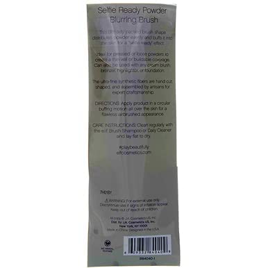 e.l.f. Powder Blurring Brush for Precision Application, Synthetic