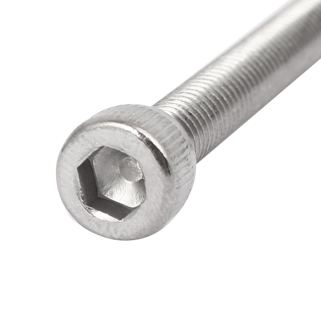 uxcell® M6 x 90mm Thread 304 Stainless Steel Hex Socket Head Cap Screw Bolt DIN912 6pcs