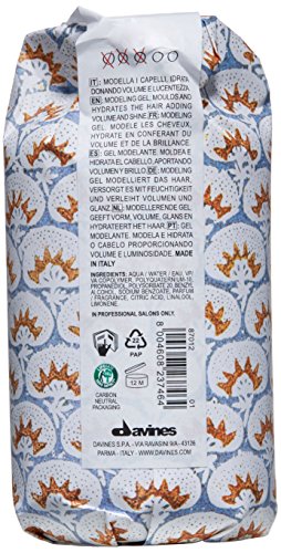 Davines This Is A Medium Hold Modeling Gel, For Structured And Full-Bodied Wet Looks, Protects Against Humidity, 8.45 fl. oz.