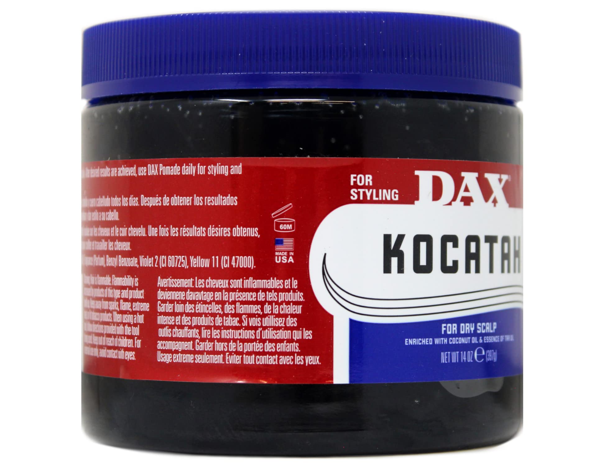 Dax Kocatah Dry Scalp Relief 14 oz ( Pack of 2)