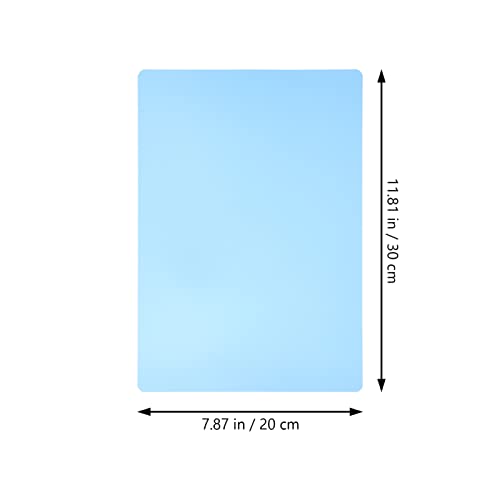 Clay Tools Home Tools 16Pcs Plastic A4 Writing Pads Translucent Test Paper Writing Boards Students A4 Writing Exam Mats for Home Offices (Mixed Color) Cutting Board Pottery Tools