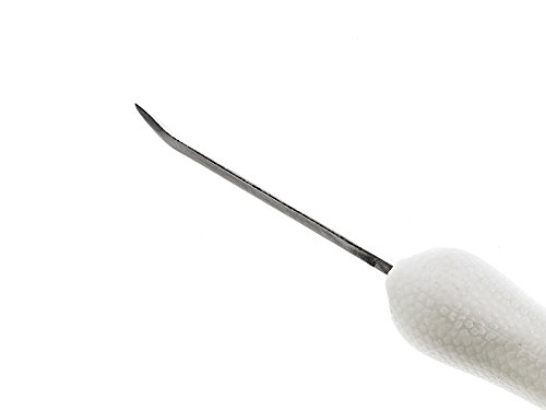 Mercer Culinary Bent Tip Oyster Knife with Poly Handle, 2-3/4 Inch, White