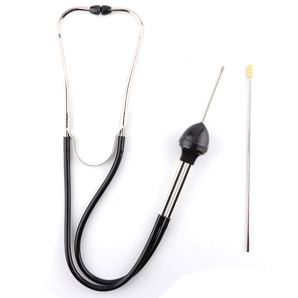 Stainless Steel Mechanics Cylinder Stethoscope Set, Car Engine Diagnostic Tool Hearing Tool Mechanical Internal Detector
