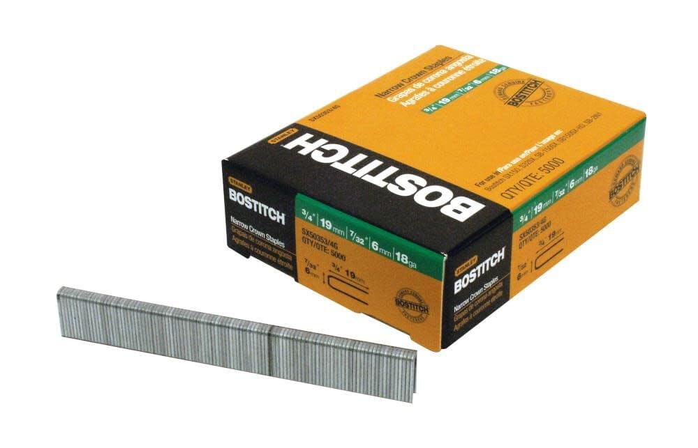 Bostitch Stanley SX50353/4G 3/4" Galvanized Staples 5,000 Count