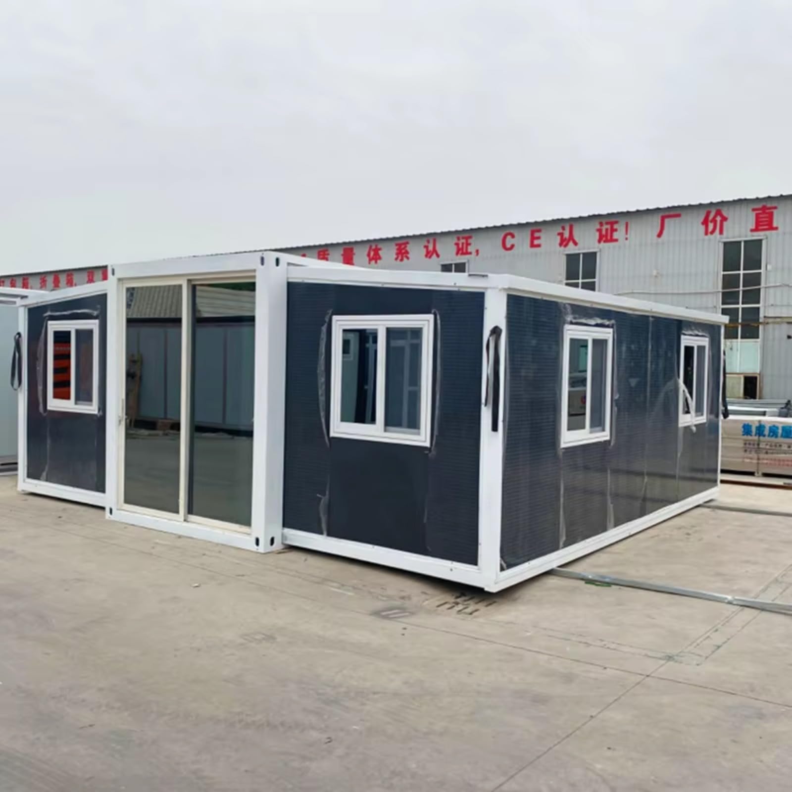 Anti-Seismic Expandable House Insulated Folding Prefabricated Home 5 Bedroom with Bathroom Soundproof