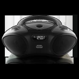 iLive Wireless Bluetooth Boombox with CD Player & FM Radio, Features Built-in Bluetooth Stereo Speakers, Digital Controls and 3.5mm Audio Input, LCD Display and AC Power