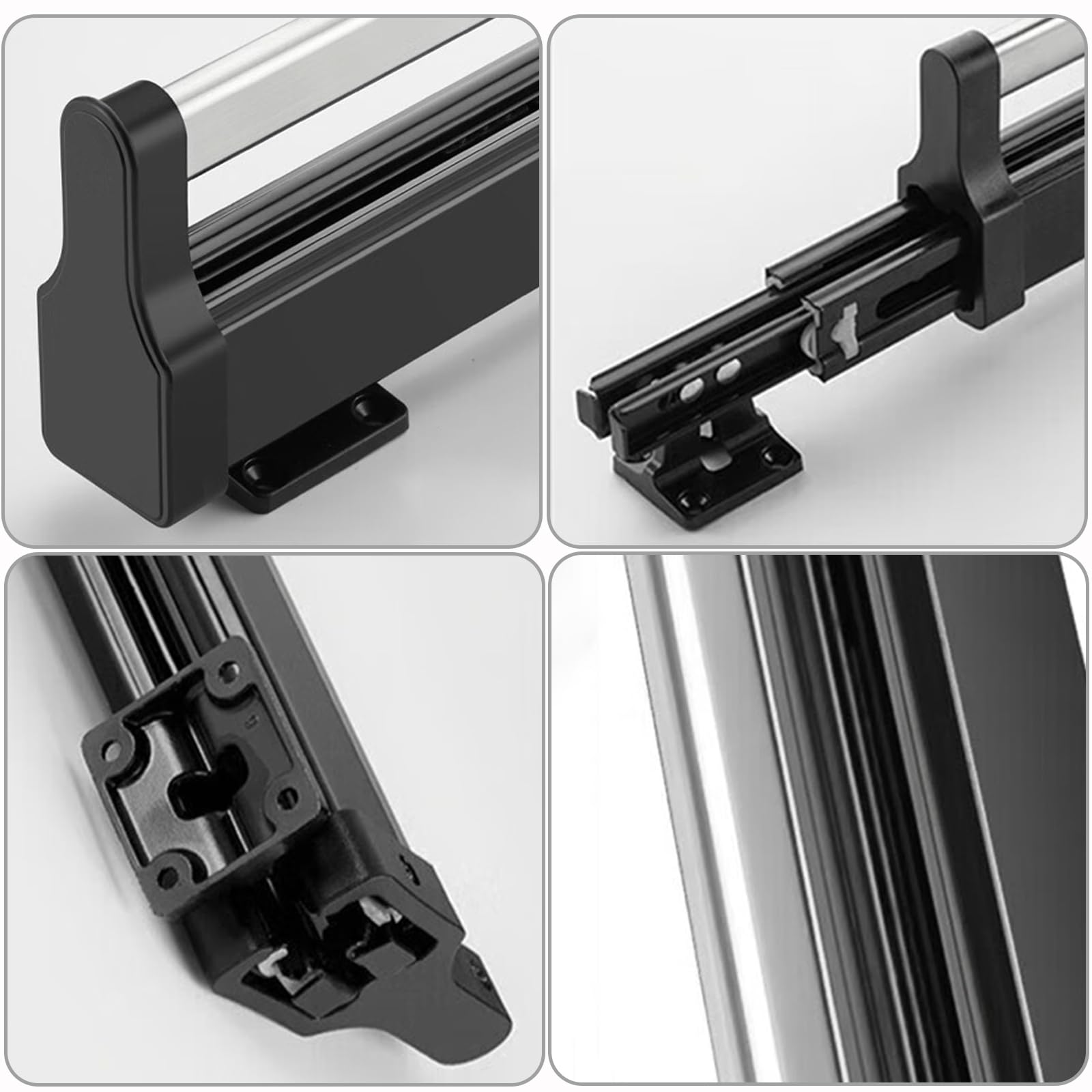 MAFAGE Pull Out Clothes Hanger Rail for Closet, Adjustable Heavy Duty Steel Clothes Storage Hanger Rack Bar for Pants Coats (292mm/11.5inch)