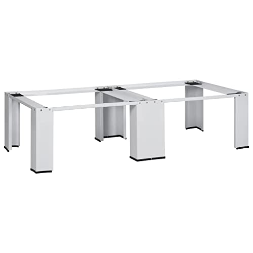 Aisifx Double Washing and Drying Machine Pedestal White