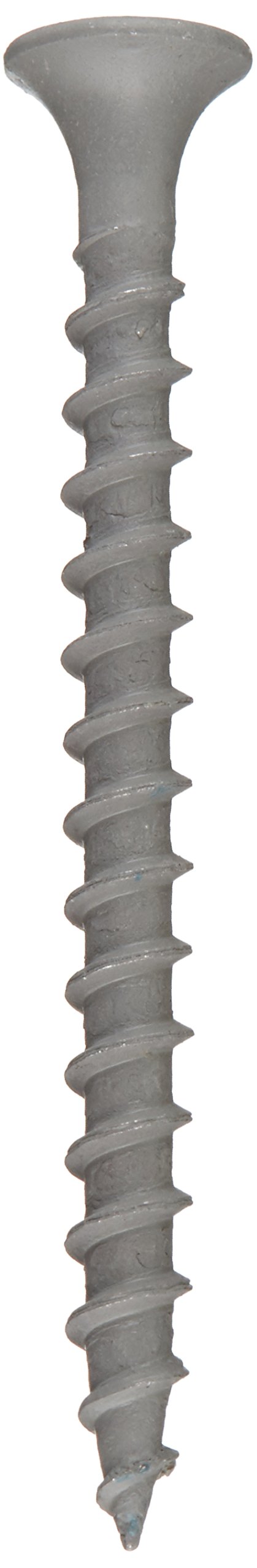 Grip-Rite PTN2S5 PG10 Polymer Coated #7 x 2 Coarse Thread Deck Screw, Gray, 5lb Box