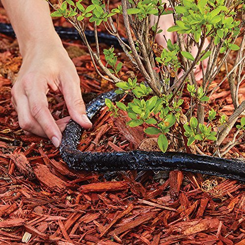 Gilmour Flat Weeper Soaker Hose, 25 Feet, Black (870251-1001)