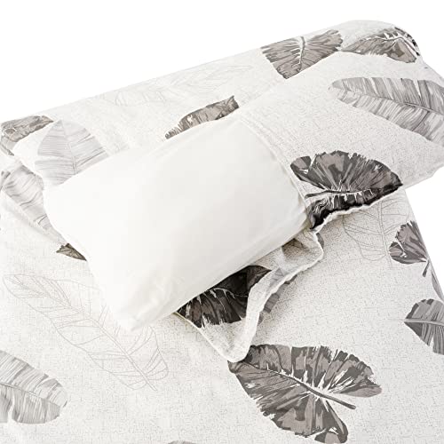 Bunnikins & Clover Toddler Nap Mat with Removable Pillow, Nap Mats for Preschool, Easy Clean Toddler Nap Pad for Kindergarten, Kids Sleeping Bag for Travel Camping