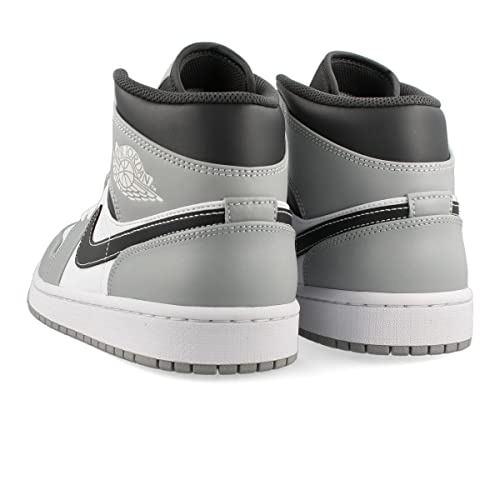 Jordan Mens Air 1 Mid 554724 078 Light Smoke Grey 2.0 - Size 10