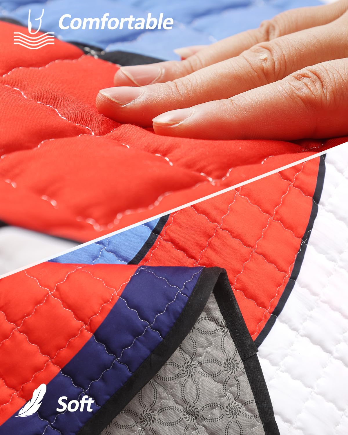 INCX Baby Play Mat Cute Children Rug/Mat Toy Storage Bag Organizer 58x58 Inch Captain America1