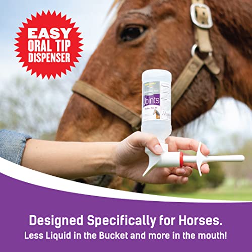 Hyalogic Hyaluronic Acid for Horses 90 Day Supply - 9oz - Easy Oral Tip Dispenser - Liquid HA Supplement for Equine Joints and Cartilage Support - Hyalun Pro - 9 oz / 296ml