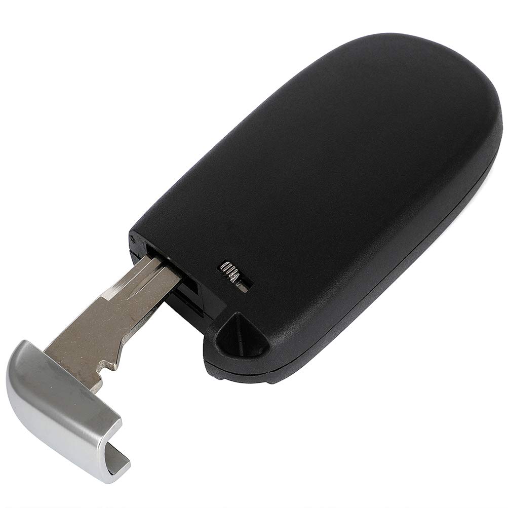 ANGLEWIDE Car Key Fob Keyless Entry Remote Shell CASE Replacement for 14-19 for Jeep for Cherokee (FCC 68159657AG) 5 Buttons 4pads