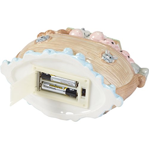 Precious Moments Overflowing with Love Noah's Ark Porcelain Nursery Décor Night Light 173433