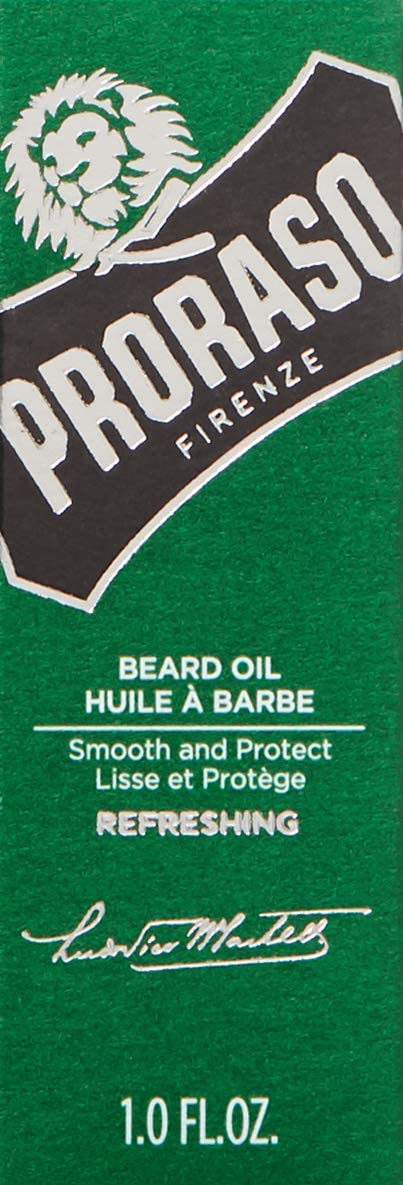 Proraso Beard Oil for Men to Tame, Smooth and Condition Beard Hair - Refreshing,1 Fl Oz (Pack of 1)