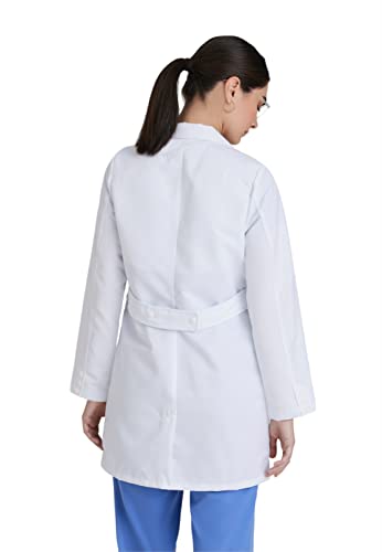 BARCO Grey's Anatomy Women's 2 Piece Long Sleeve 34" Lab Coat White 5XL
