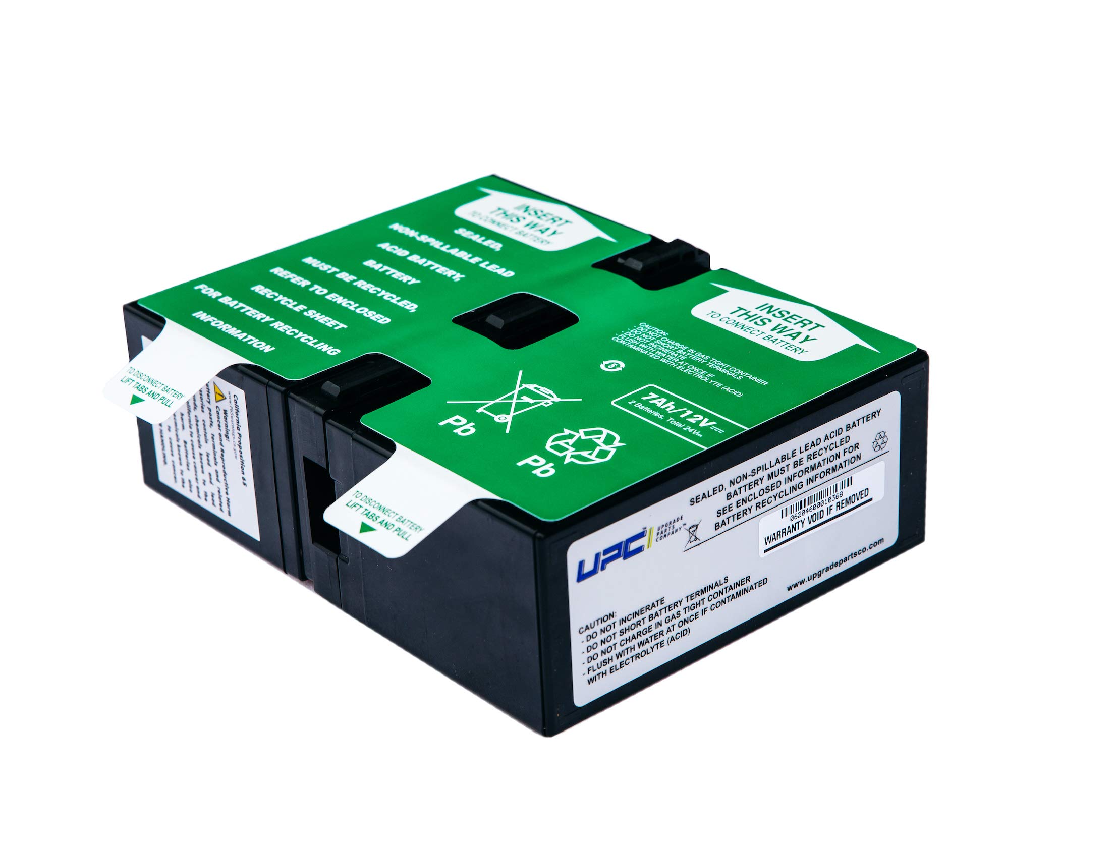 UPC UPGRADE PARTS COMPANY APCRBC123-UPC Replacement Battery for APC RBC123 UPS Systems - BN1080G, BX1300G, BR1000G, BX1350M, BN1350G, BX1000G