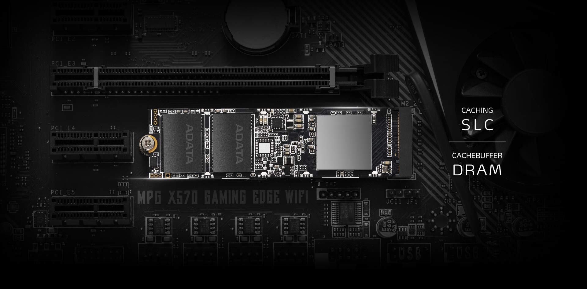 ADATA XPG SX8100 512GB 3D NAND NVMe Gen3x4 PCIe M.2 2280 Solid State Drive R/W 3500/3000MB/s SSD (ASX8100NP-512GT-C)