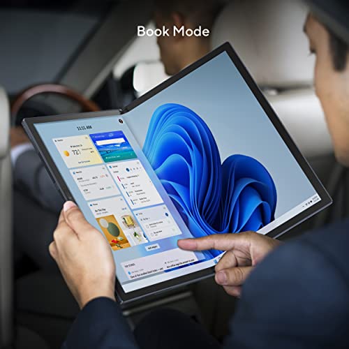 ASUS ZenBook 17 Fold OLED Laptop, 17.3” 4:3 Touch True Black 500 Display, Intel Evo Platform: Core i7-1250U CPU, Iris Xe Graphics, 16GB RAM, 1TB SSD, Windows 11 Pro, Tech Black, UX9702AA-XB79FT