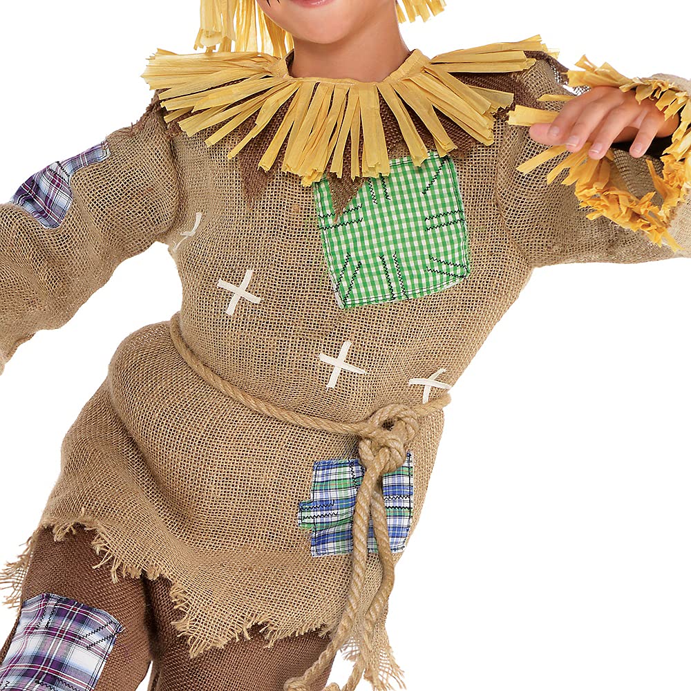 Boys Friendly Scarecrow Costume, Medium - 8-10, 1 Pc