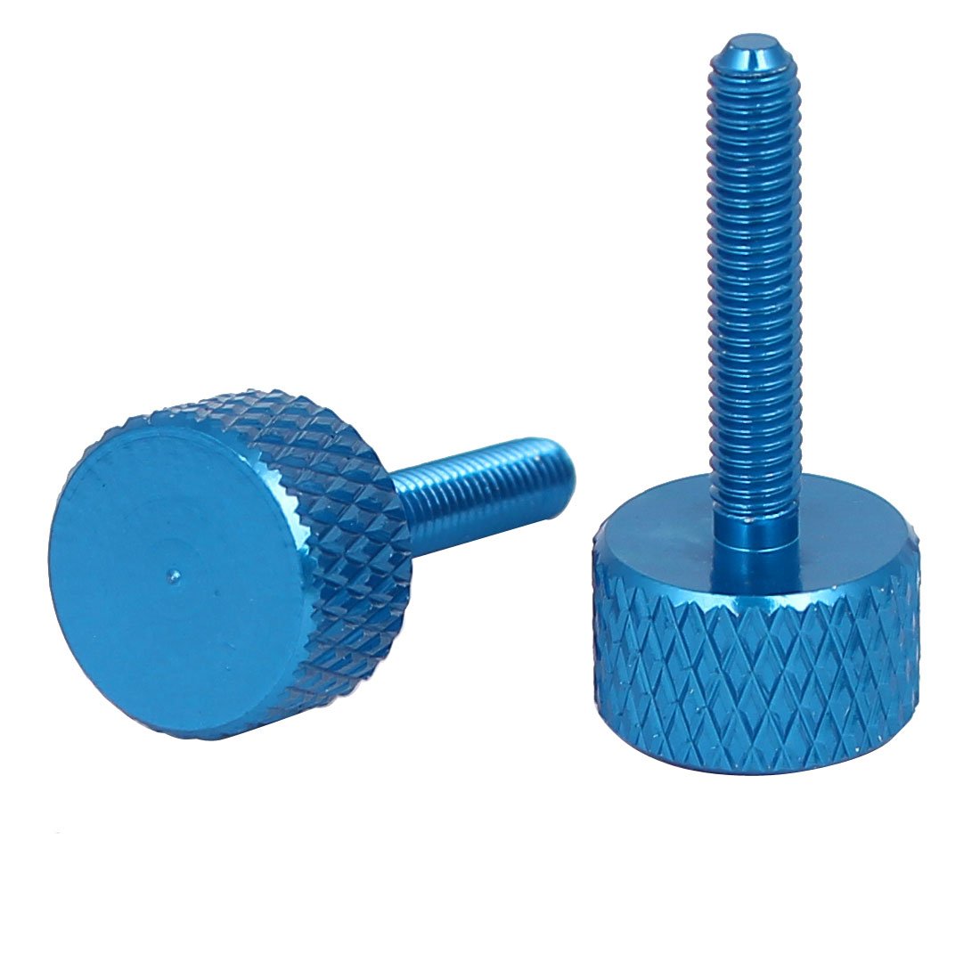 uxcell Computer PC Graphics Card M3x16mm Knurled Head Thumb Screws Sky Blue 10pcs