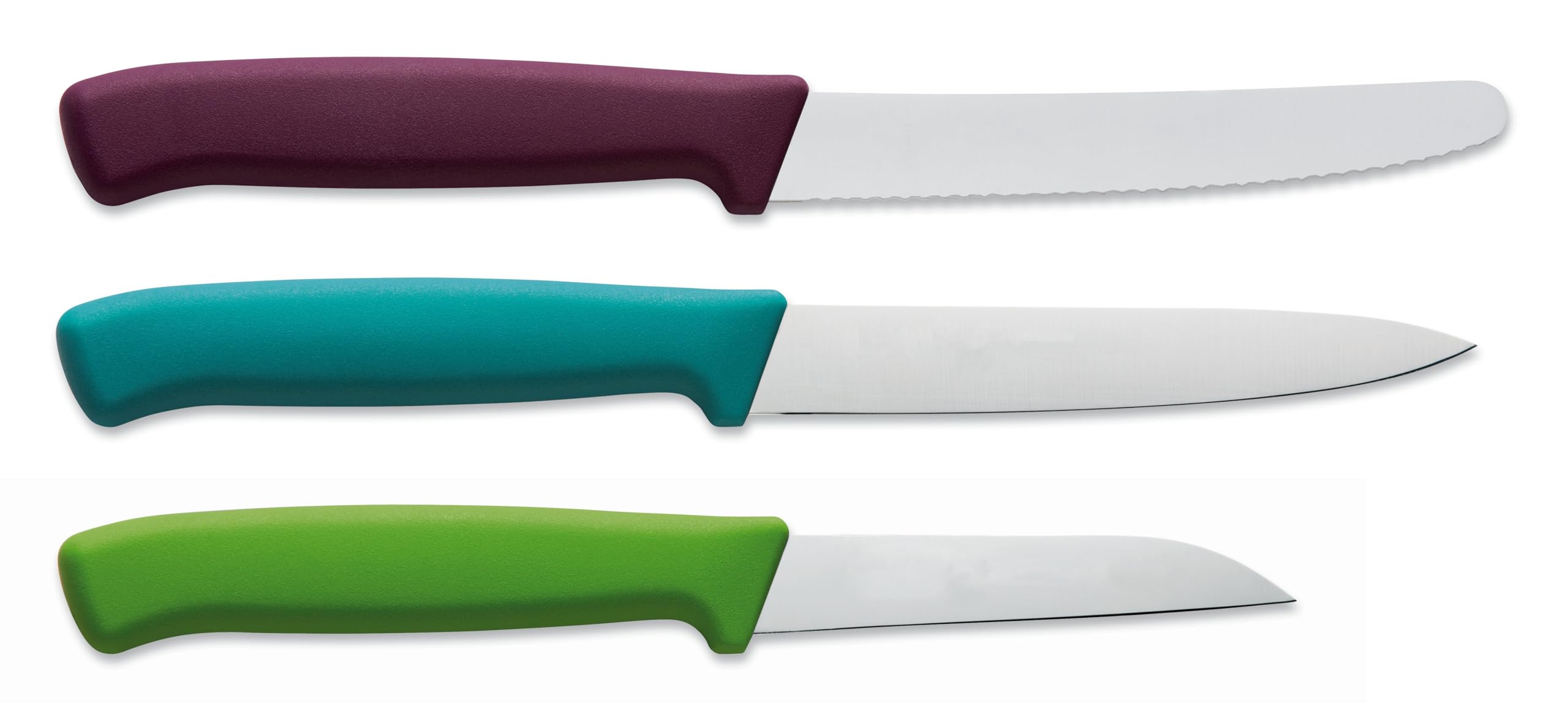 F. Dick 3 Piece Kitchen Knife Set With Popular Paring Knives And Vegetable Slicer