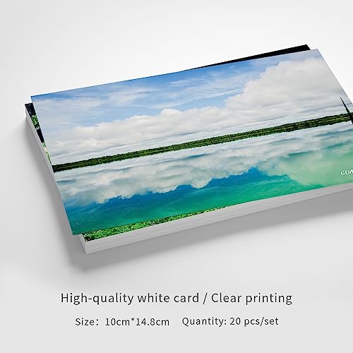 Dear Mapper Guatemala Natural Landscape Postcards Pack 20pc/Set Postcards From Around The World Greeting Cards for Business World Travel Postcard for Mailing Decor Gift