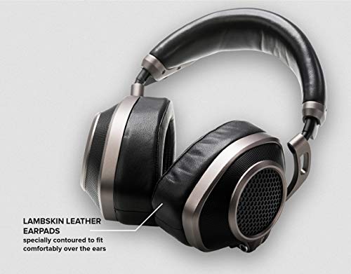Cleer Audio NEXT Wired Audiophile Headphones - High End Lambskin Memory Foam Studio Earpads, Open Back, Alloy Structure, Innovative Ironless Magnesium Driver Units, Award Winning High-Resolution Sound