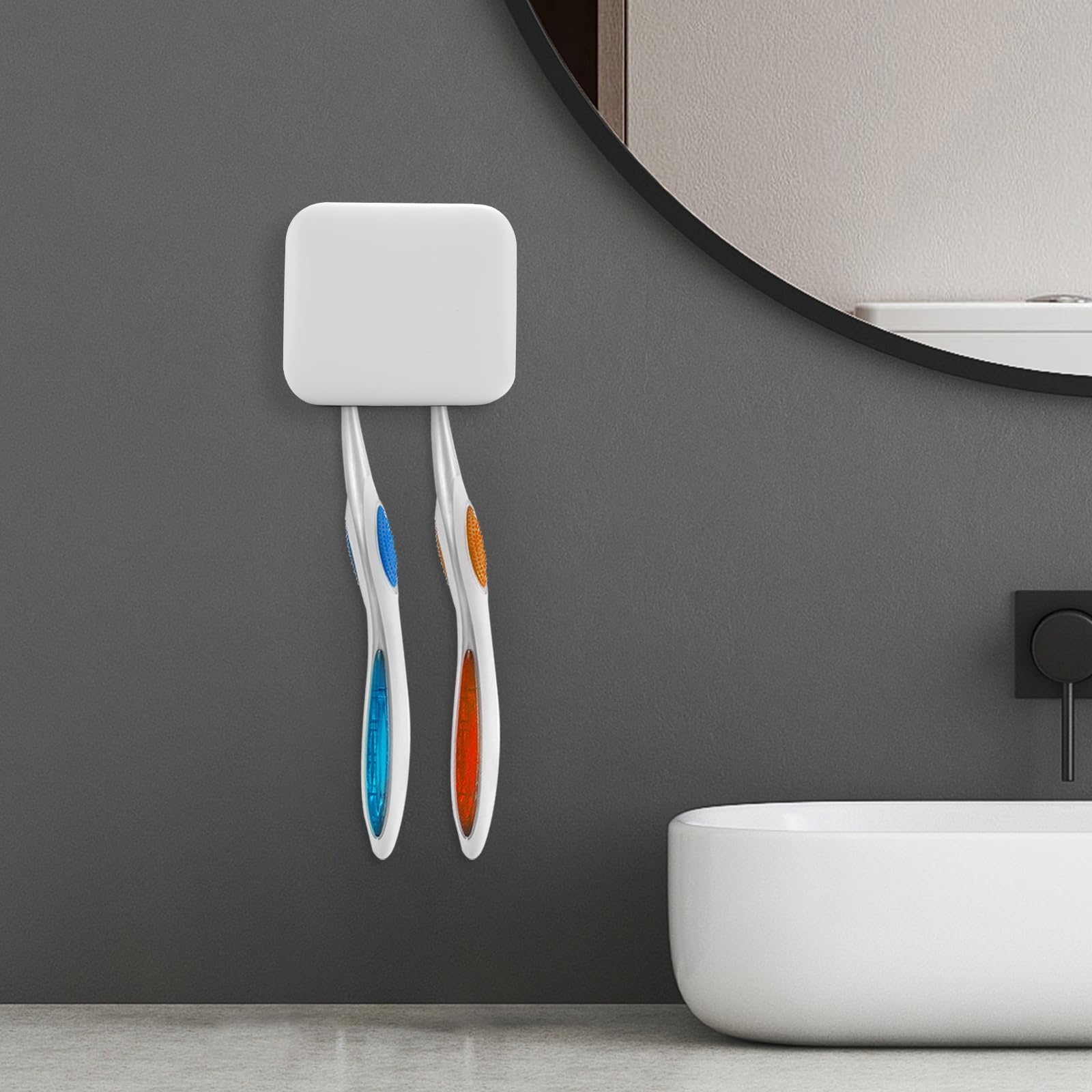 TAISHAN UV Toothbrush Case Sanitizer,Rechargeable Portable Mini Toothbrush Holder with Mirror,Kills 99.9% of Germs,Fits All Toothbrushes for Electric and Manual,Safety Feature for Home and Travel
