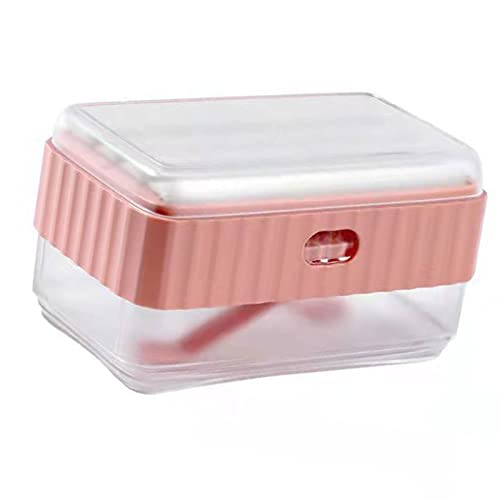 Airshi Tray, Plastic Multifunctional Lathering Box for Hotel (Pink)