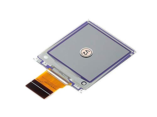 waveshare 1.54inch E-Ink Raw Display, Compatible with Raspberry Pi 5/4B/3B/Zero/Zero W/Zero 2W/Pico/Pico W/Pico WH, 200x200 Resolution with SPI Interface, Without PCB, Supports Partial Refresh