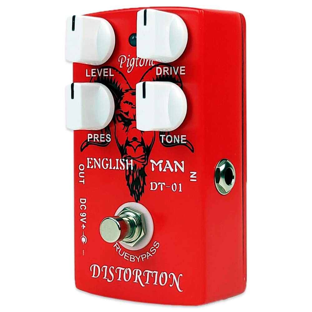 Guitar Effect Pedal Analog Distortion DC 9V True Bypass(US PP-30)