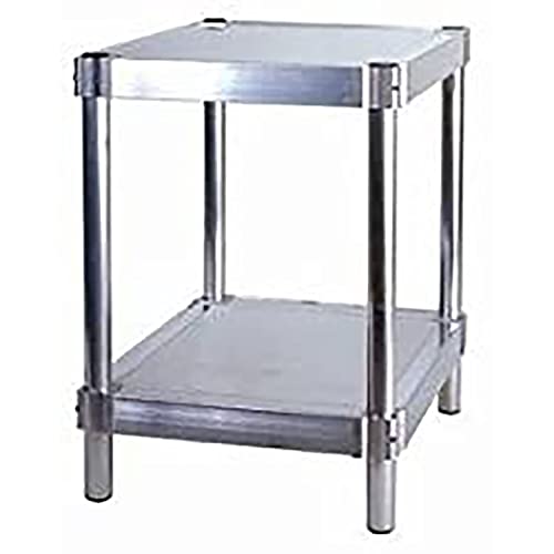 Prairie View A183024-2, Shelving Unit, 2 shelf, 18"W x 30H x 24"L, Aluminum