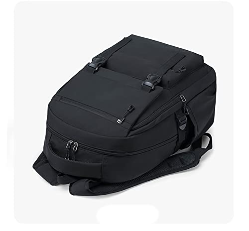 COMIFAS Backpack computer bag waterproof durable travel men's and women's multifunctional backpack (black)