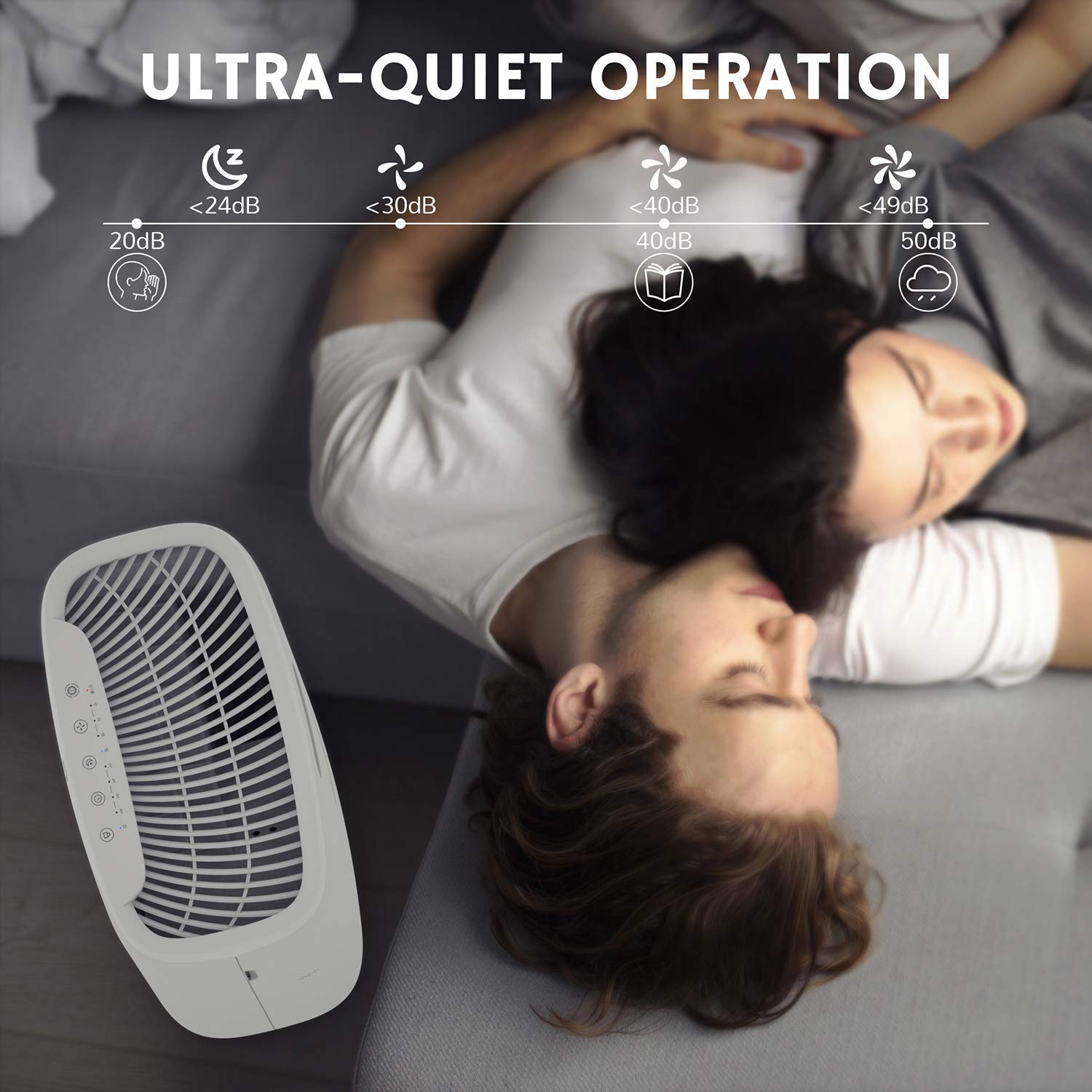 Airthereal Bundle | APH230C True HEPA Air Purifier and 1-pack Spare Replacement Filter, Pure Morning