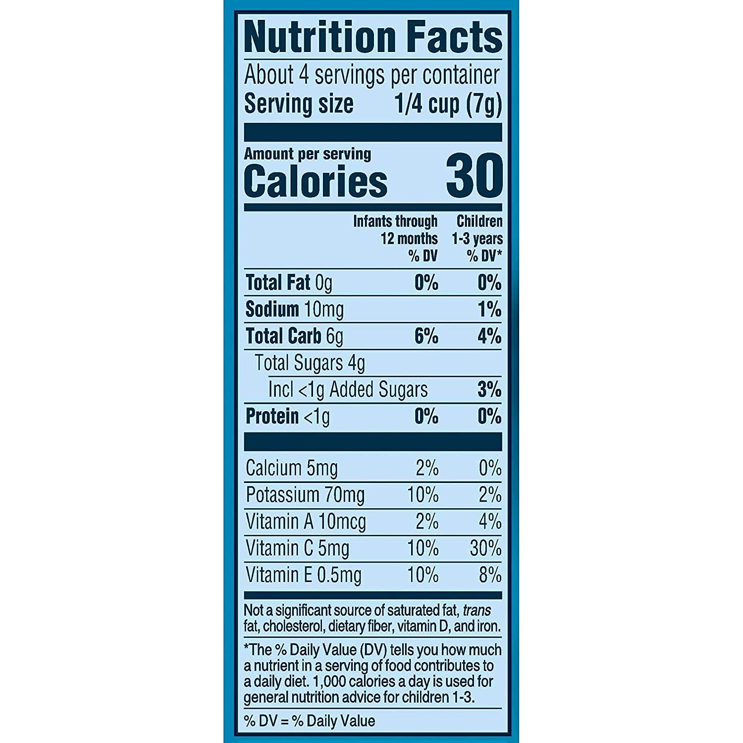 Gerber Graduates Fruit & Veggie Melts - Truly Tropical Blend, 1-Ounce (Pack of 4)
