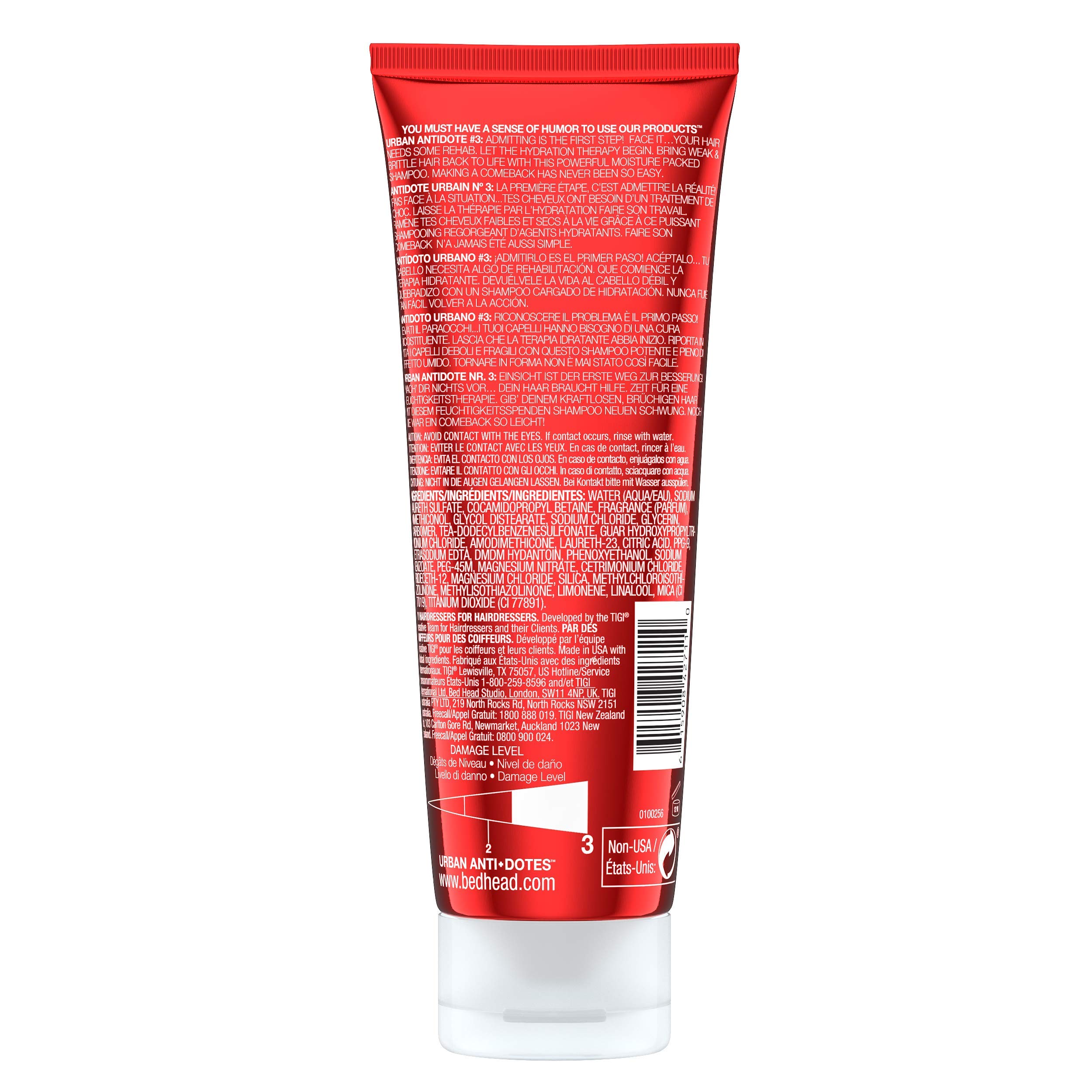TIGI Bed Head Urban Antidotes Resurrection Shampoo for Unisex, 2.54 Ounce
